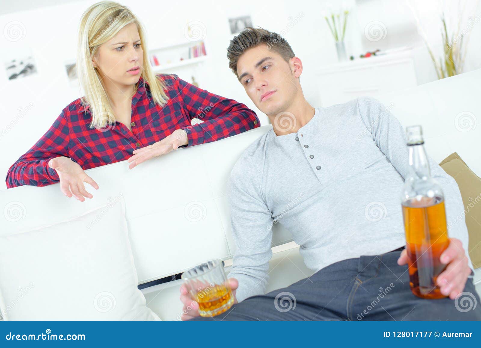 Boy with drinking problems stock image. Image of whisky - 128017177