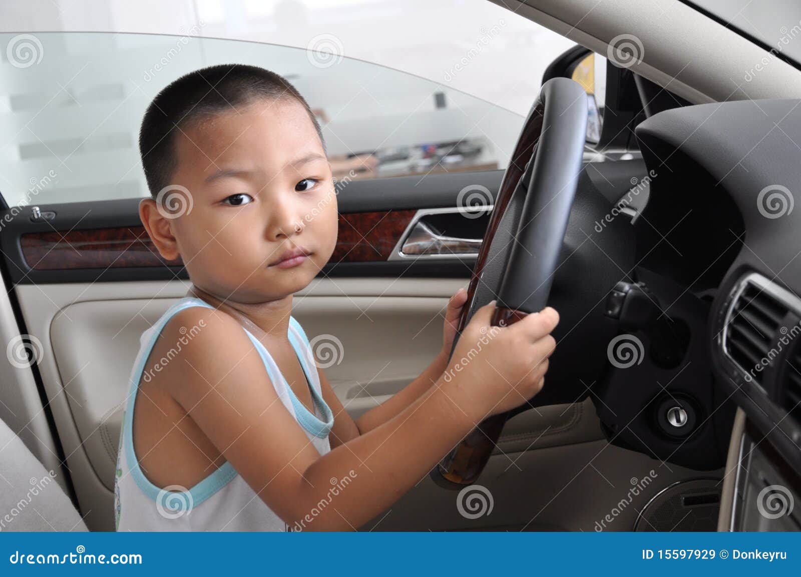 Boy Driving Picture. Image: 15597929