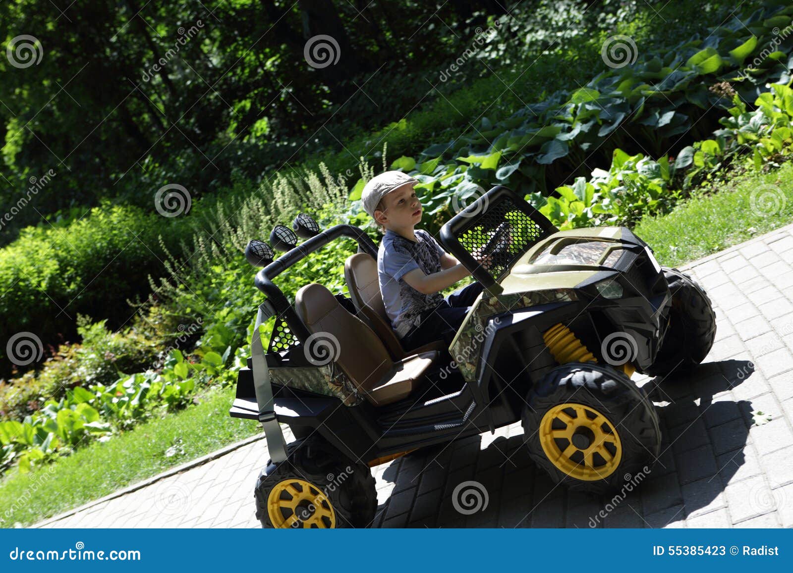 Boy driving a jeep stock image. Image of male, leadership - 55385423