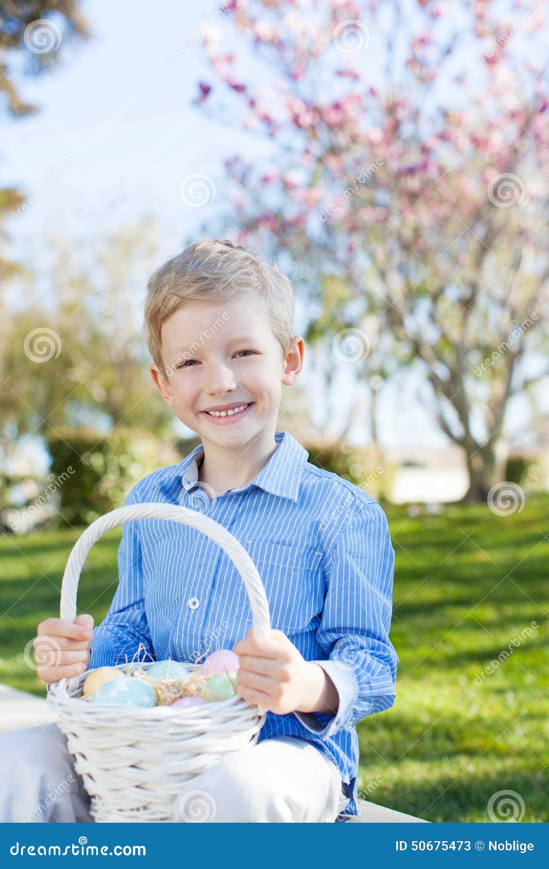 Boy at easter time stock image. Image of funny, colorful - 50675473