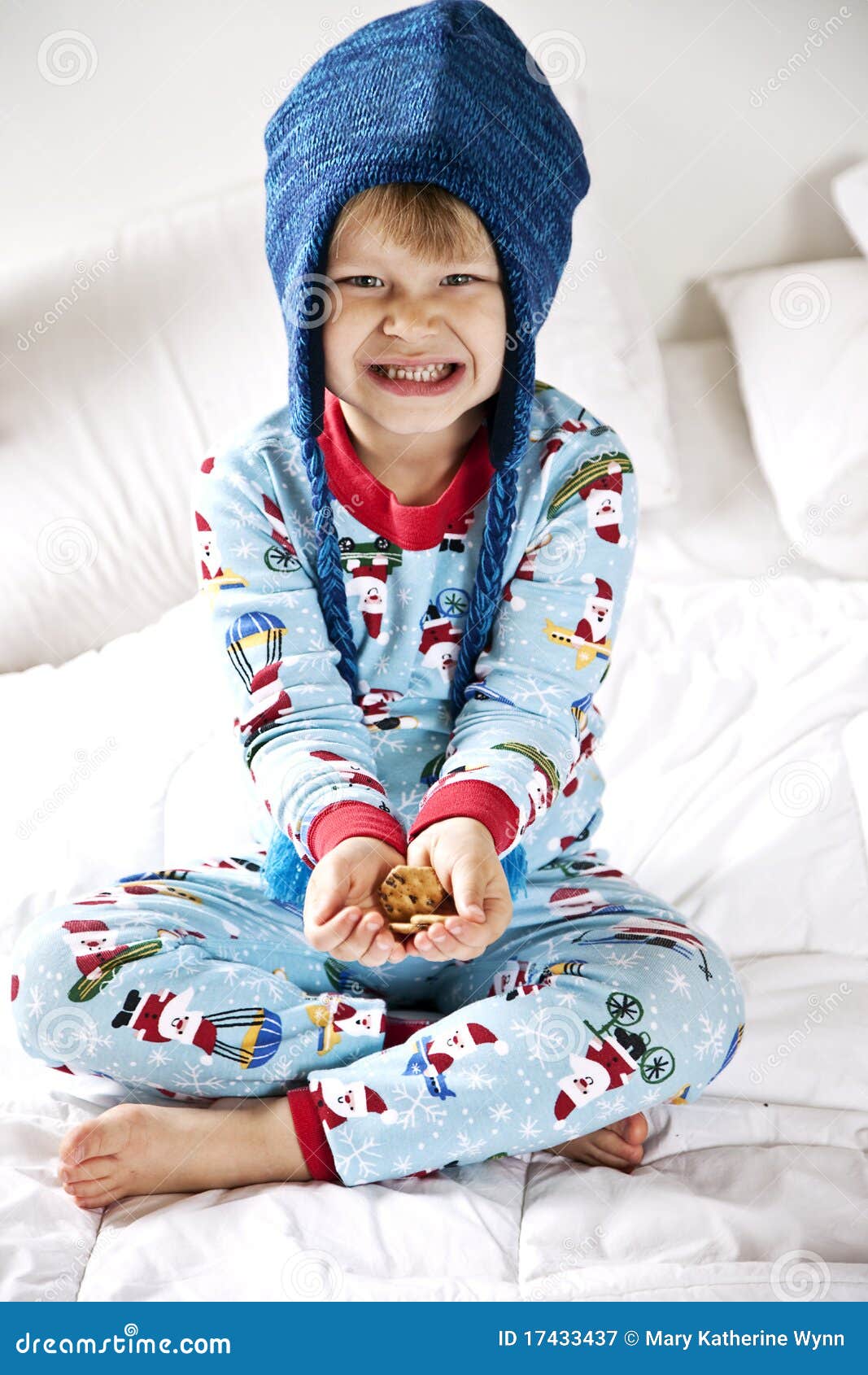 Boy eating cookies stock image. Image of monster, smiling - 17433437