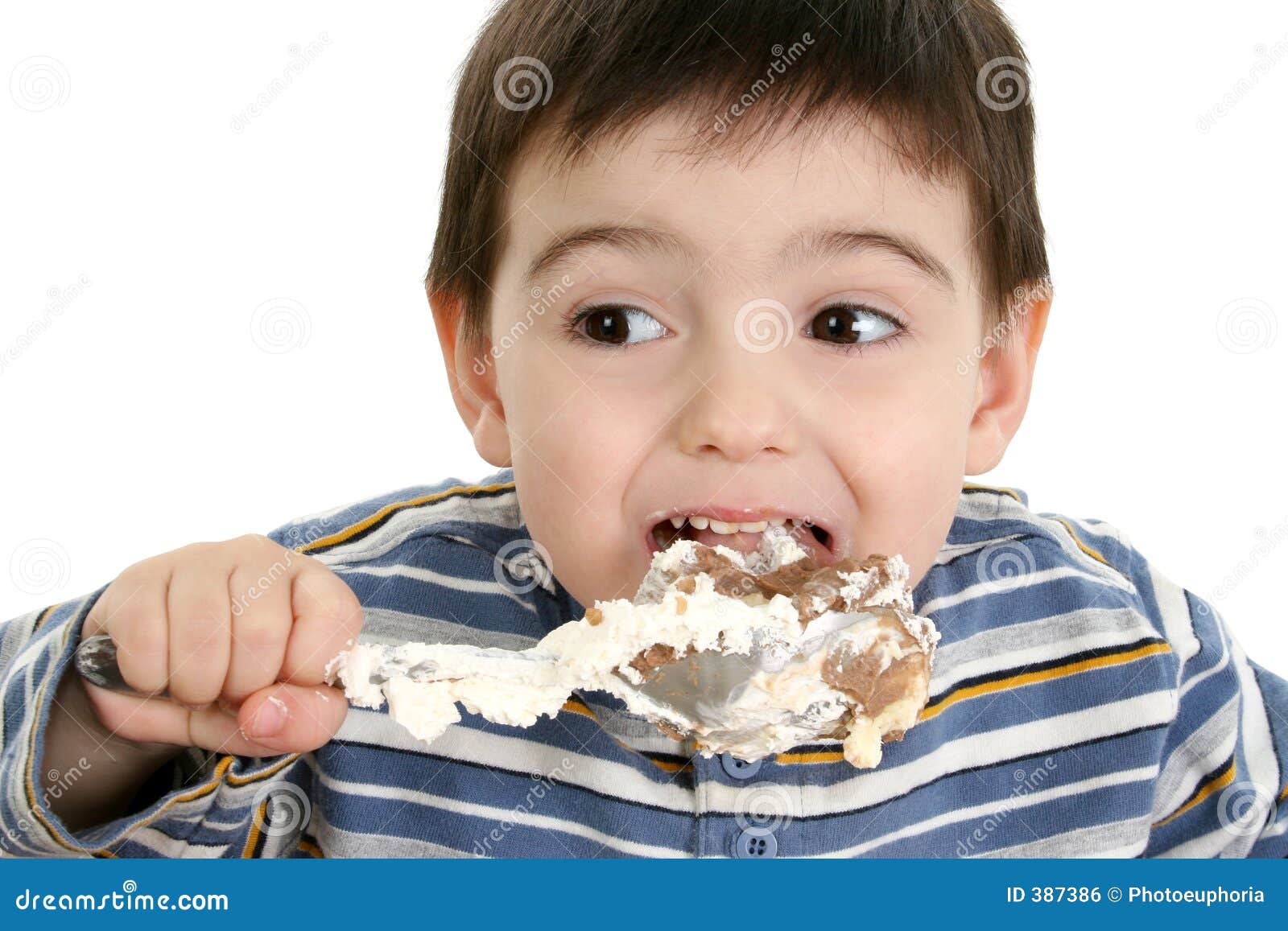 Boy Eating Possum Pie stock photo. Image of eating, caucasian - 387386