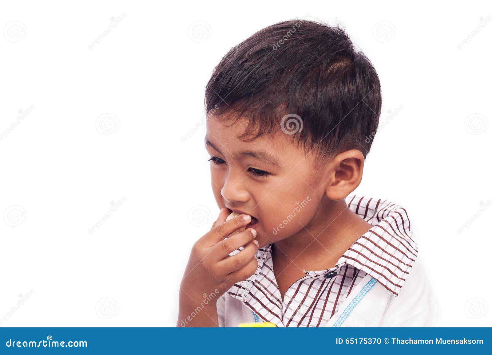 Boy eating snack food stock photo. Image of cute, crispy - 65175370