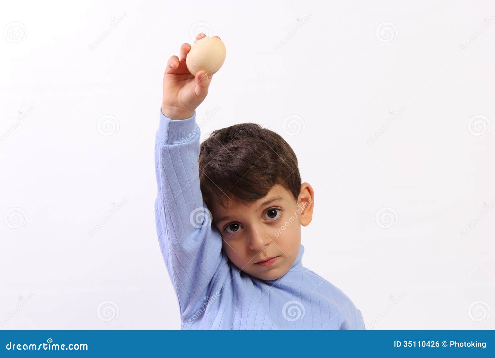 Boy and egg stock photo. Image of isolated, food, chiken - 35110426