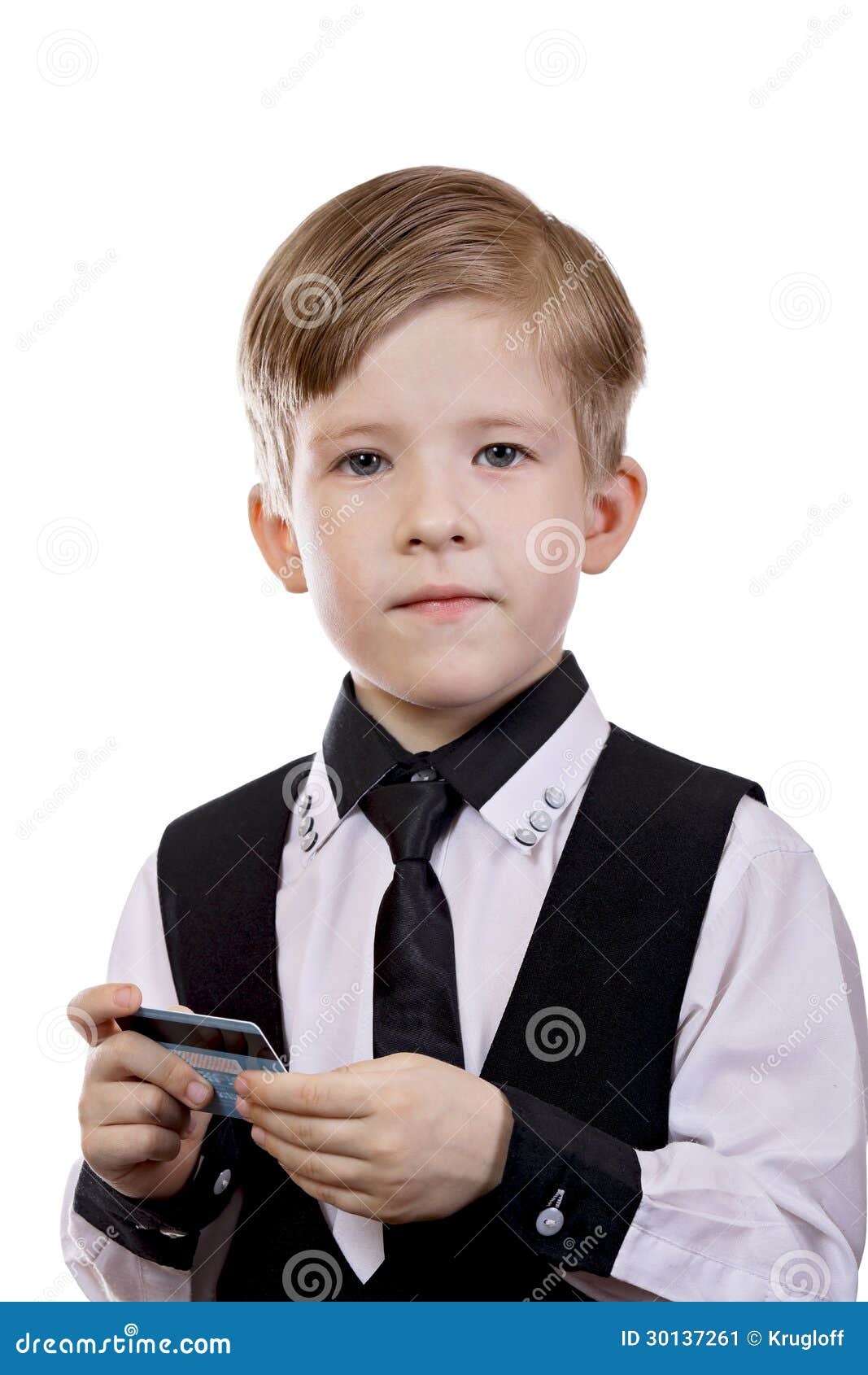 Child S Play is a Banker, the Seller, the Buyer Stock Image - Image of ...