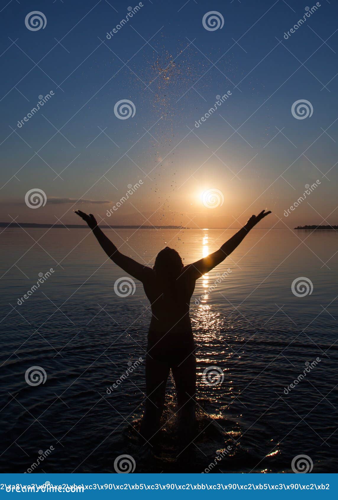 Boy Emotions Hands at Sunset Stock Photo - Image of belief, sincere ...