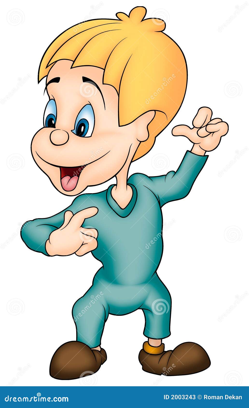 Boy explains stock illustration. Illustration of child - 2003243