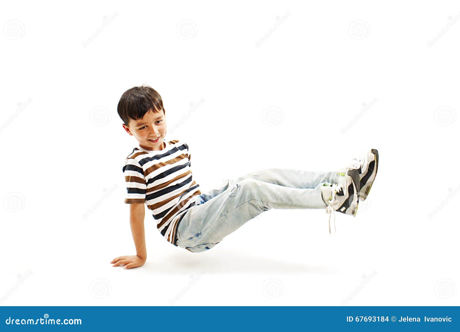 Cartoon Boy Fall Down Vector Illustration | CartoonDealer.com #45747166