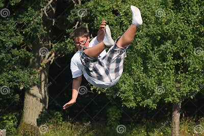 Boy falling down stock photo. Image of falling, fall - 72623276