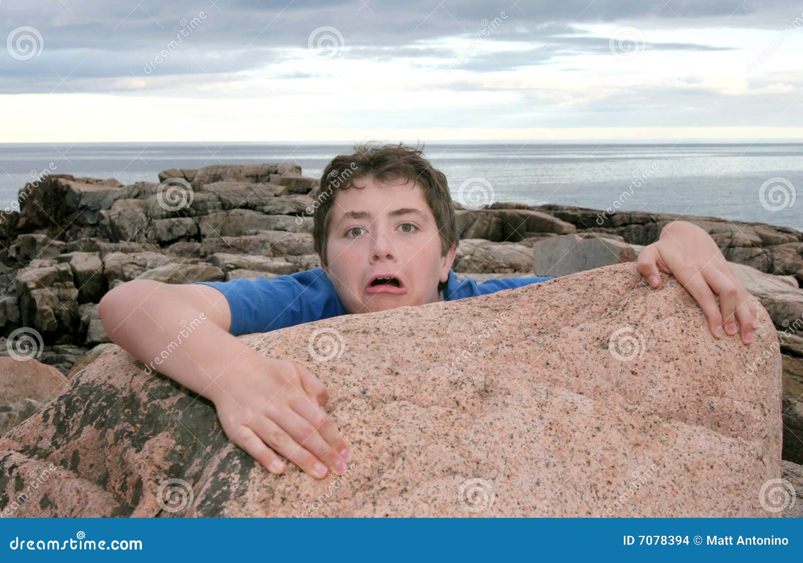 Boy falling off stock photo. Image of rock, active, accident - 7078394