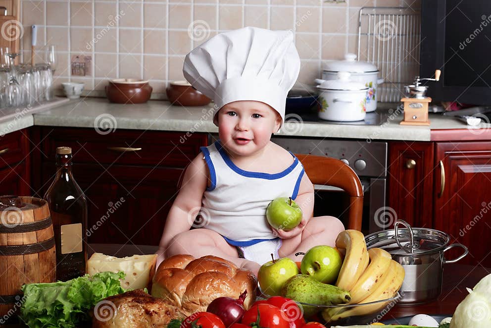 Boy foods stock image. Image of attractive, cuisine, childish - 5459561