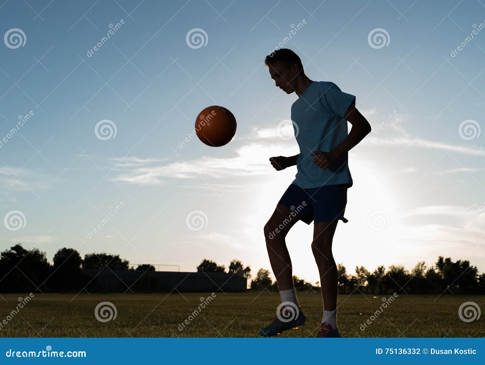 Boy on the Football Training Stock Photo - Image of boys, years: 75136332