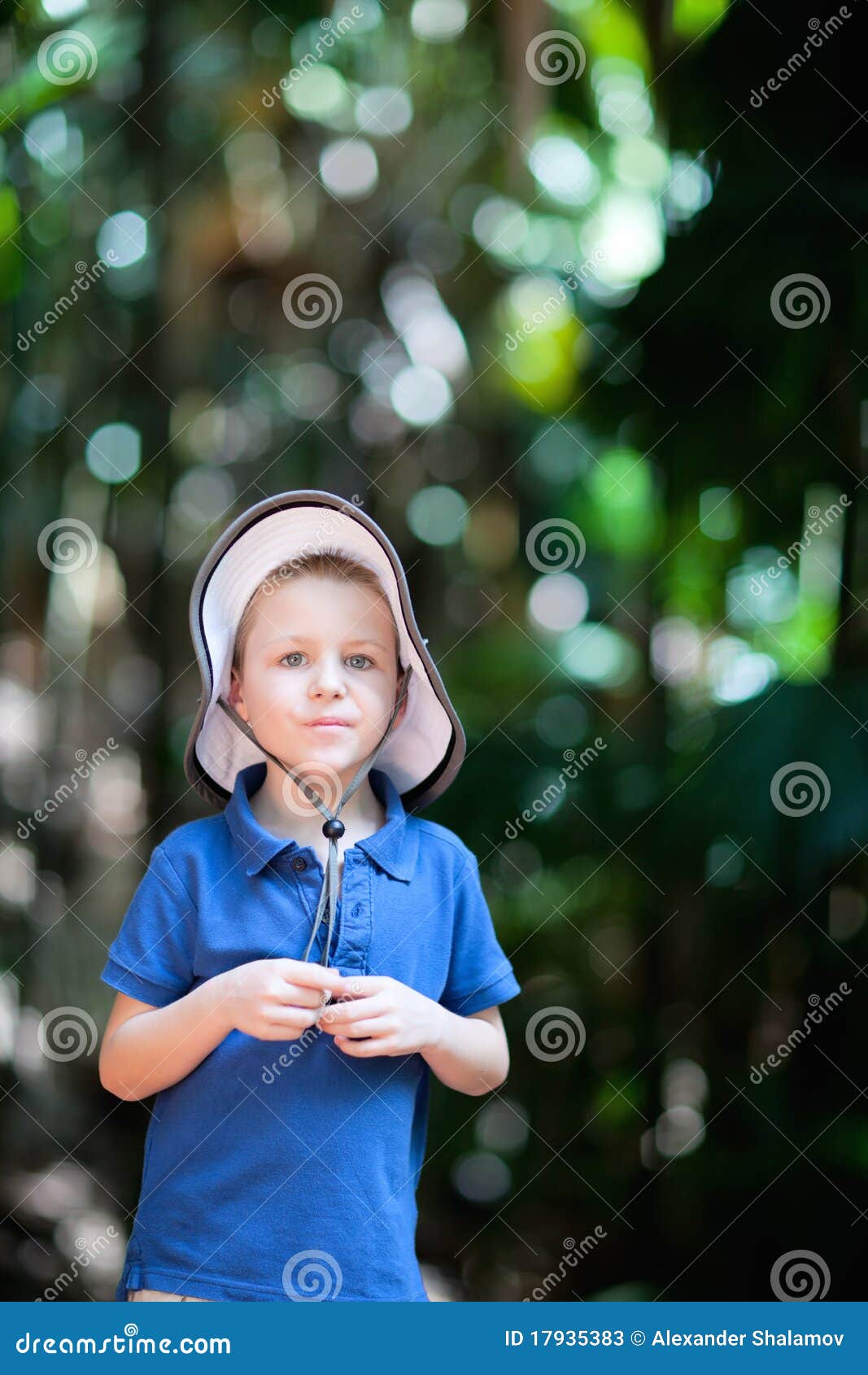 Boy at forest stock image. Image of young, outdoor, forest - 17935383