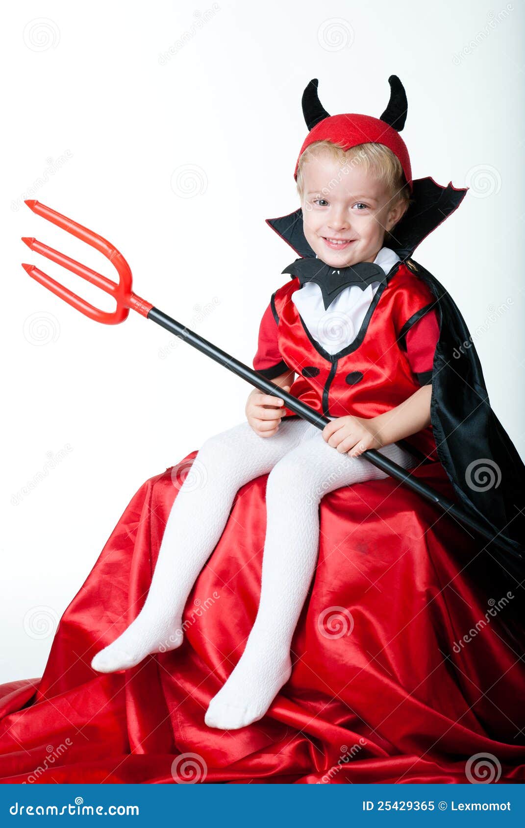 The boy in the form of imp stock image. Image of positivity - 25429365