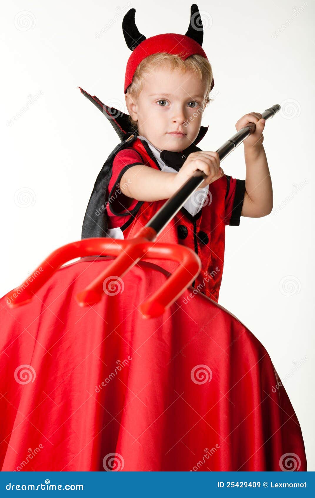 The boy in the form of imp stock image. Image of devil - 25429409