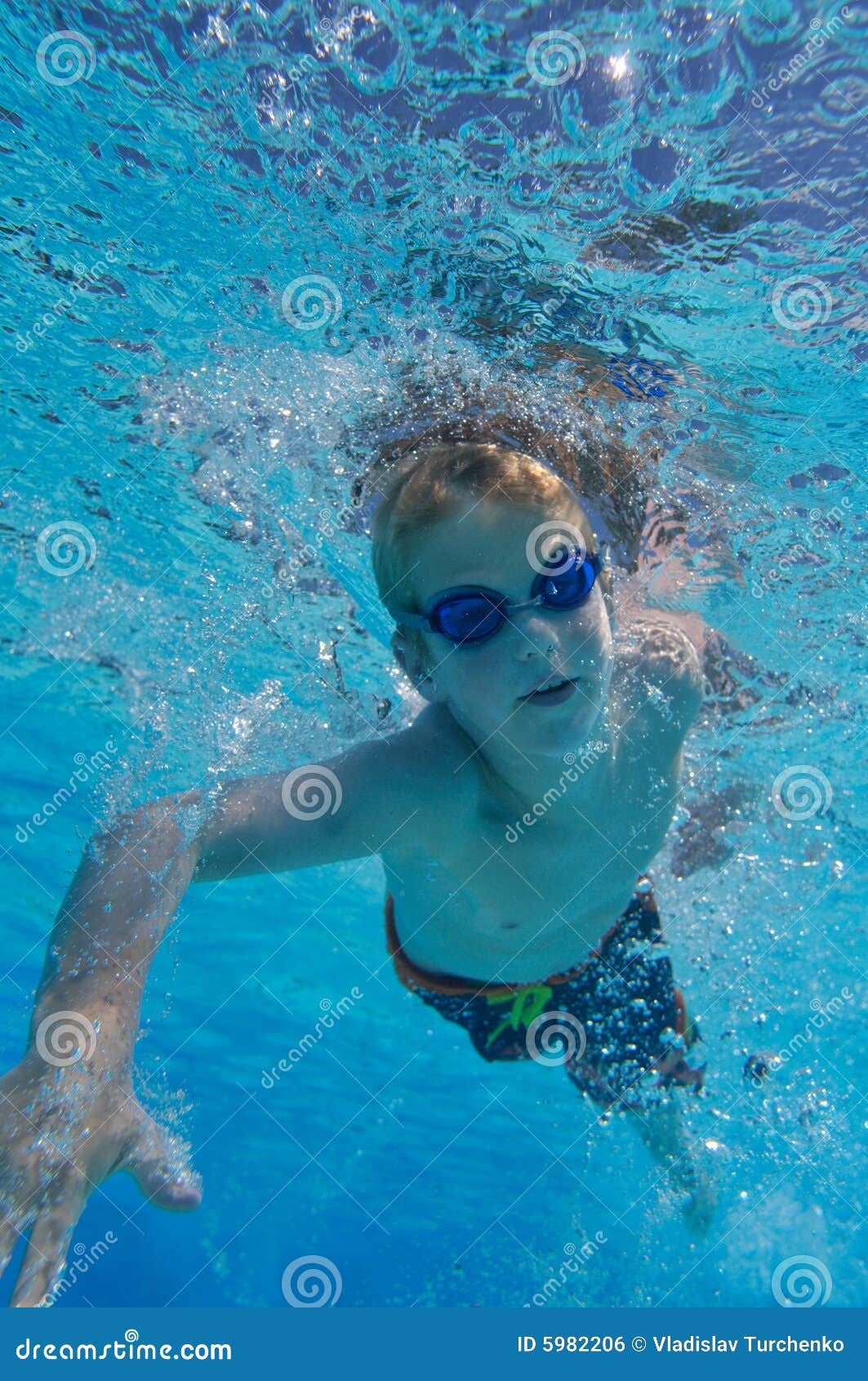 Boy freestyle swimming stock photo. Image of reflection - 5982206