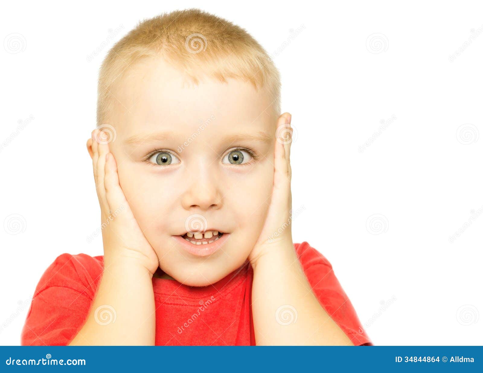 Boy with Funny Amazed Expression Stock Photo - Image of amazed, healthy ...