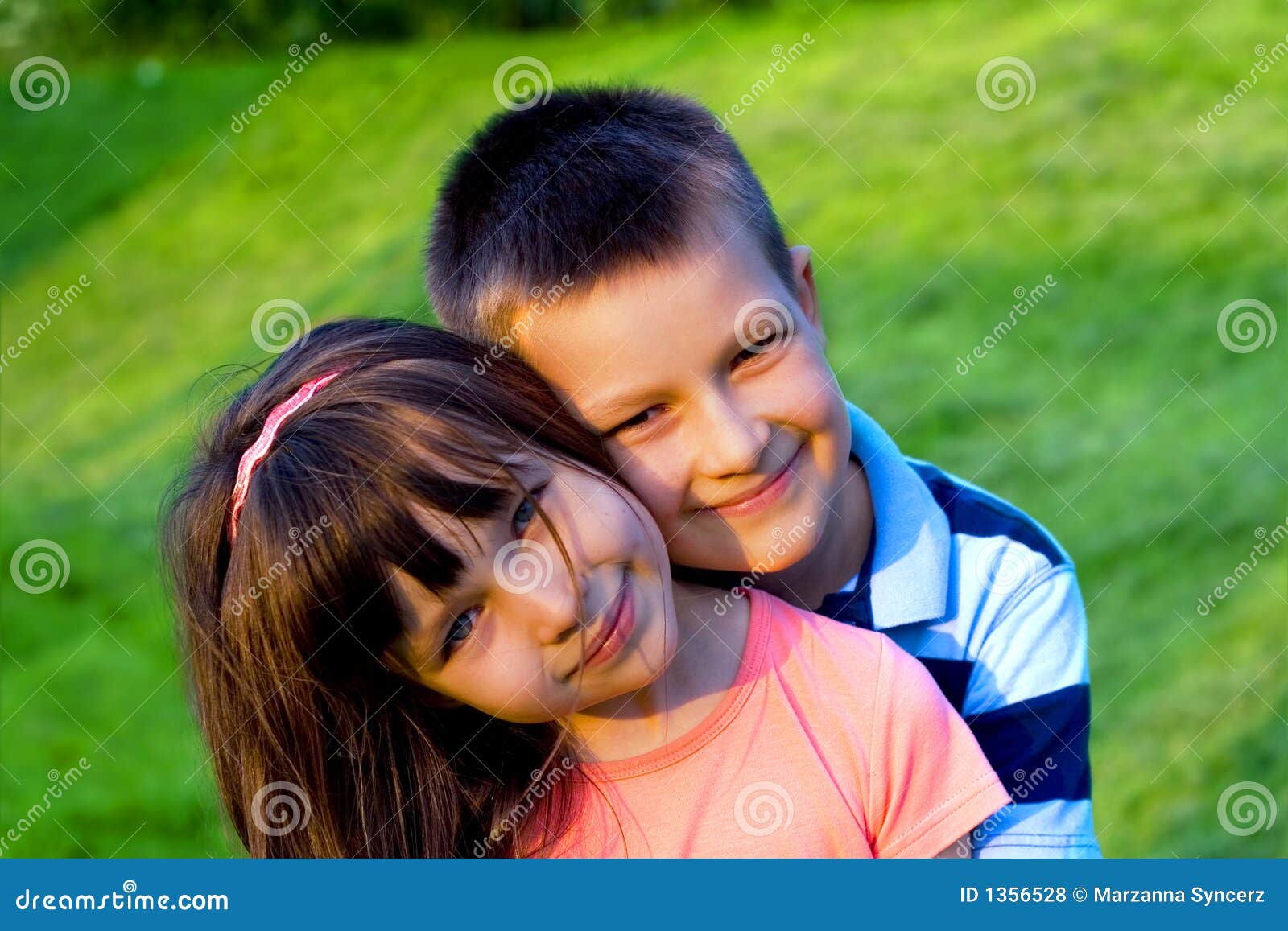 Boy and girl stock photo. Image of eyes, hearted, people - 1356528