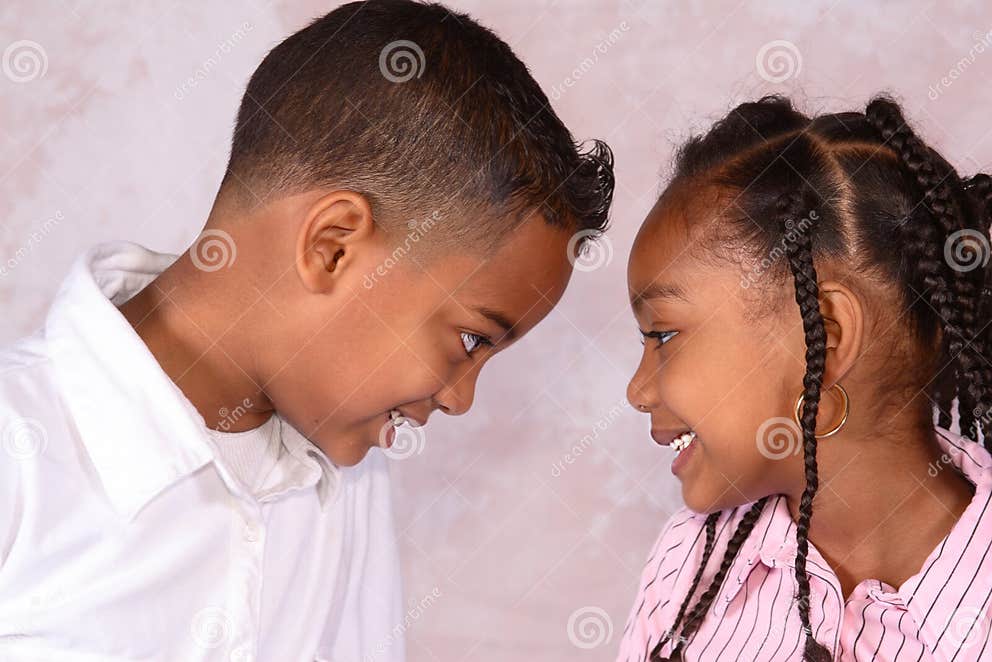 Boy and girl stock image. Image of gender, handsom, happy - 3355257