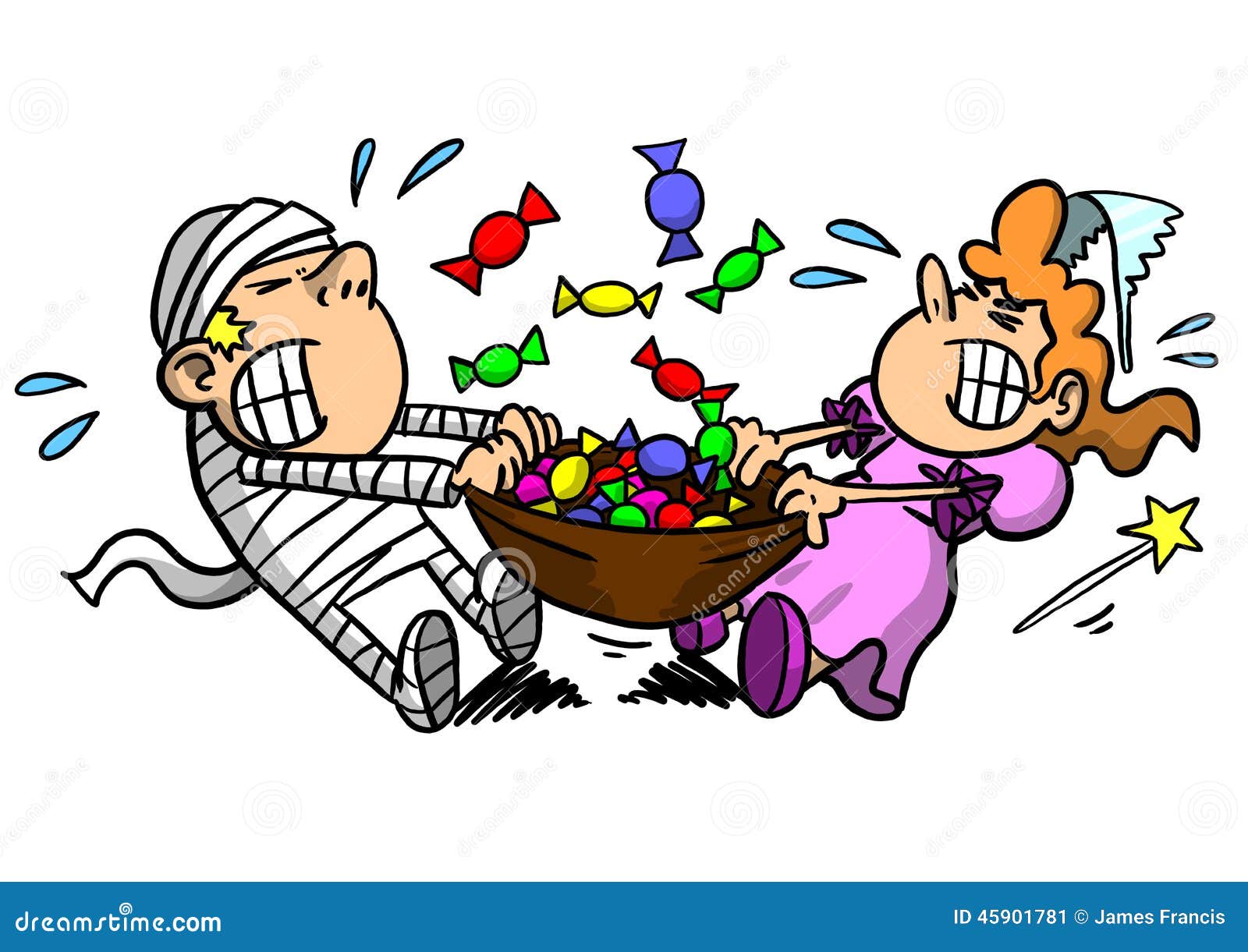 Kids Fighting Over Candy