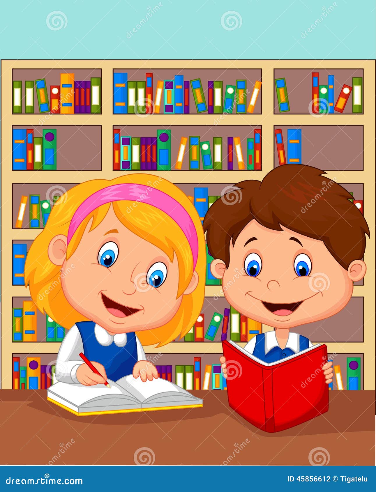 Study Together Isolated Cartoon Vector Illustrations. | CartoonDealer ...