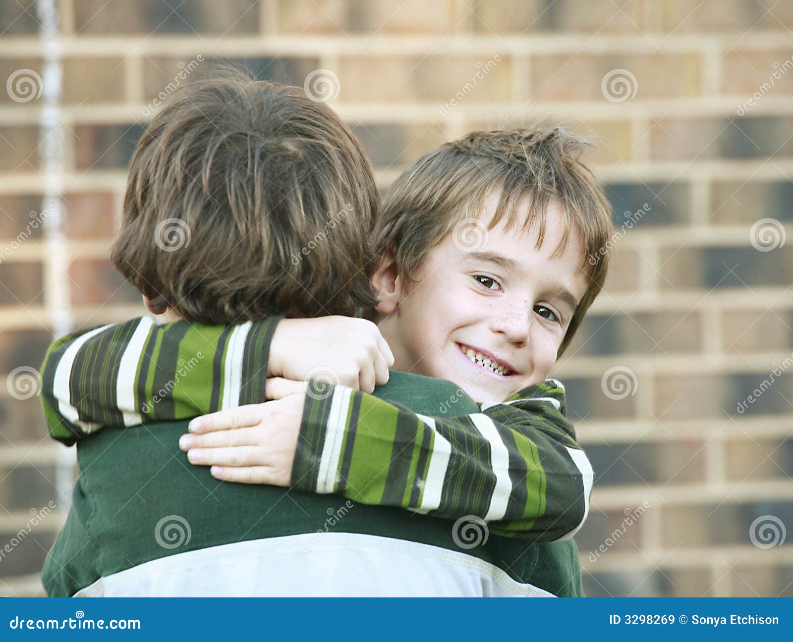 Boy Giving a Hug stock image. Image of friend, brothers - 3298269
