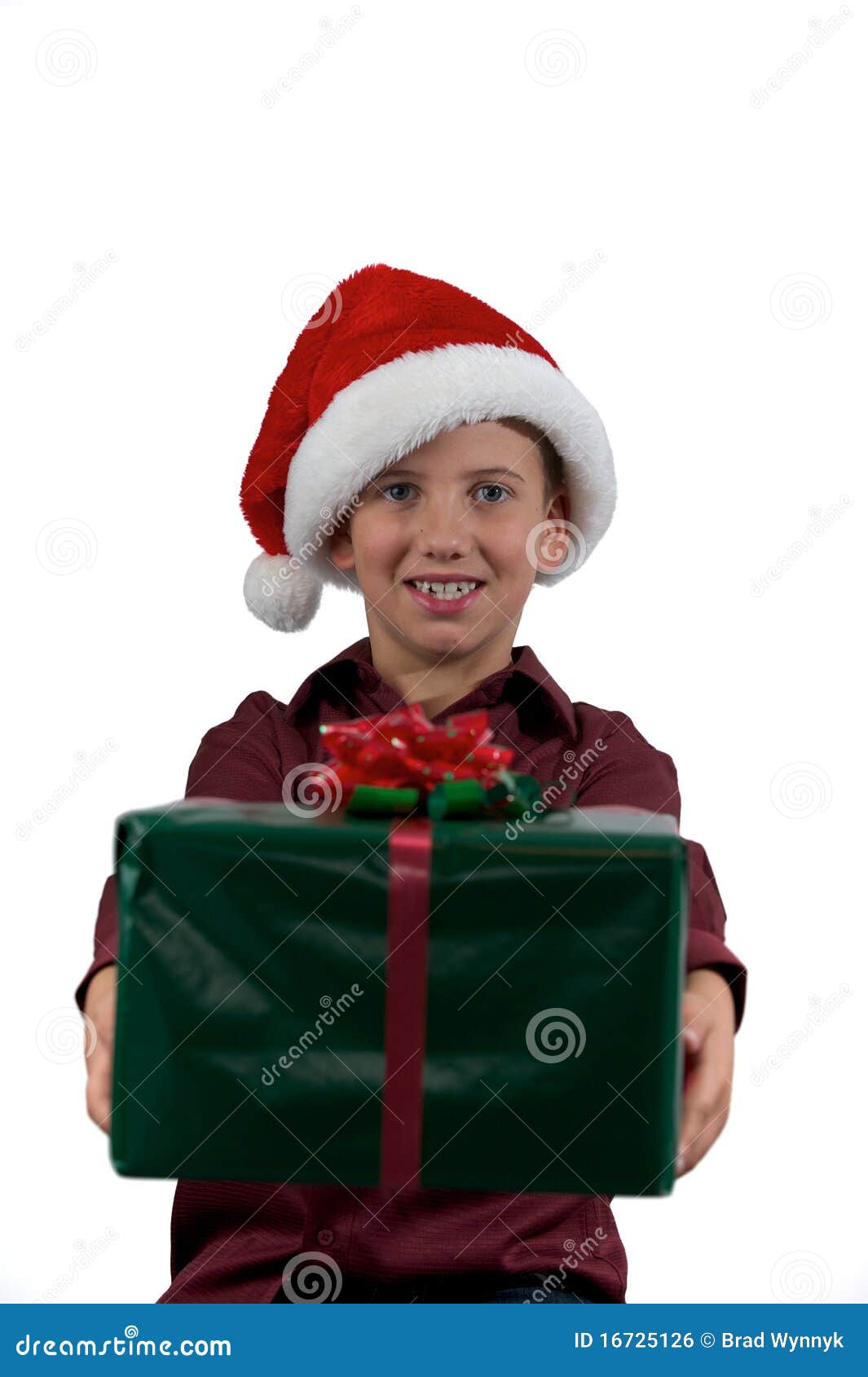 Boy Giving A Present Picture. Image: 16725126