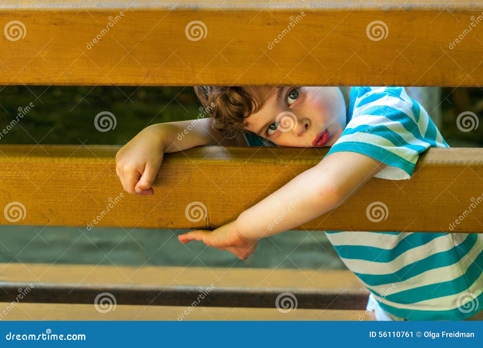 The boy glanced furtively stock image. Image of three - 56110761