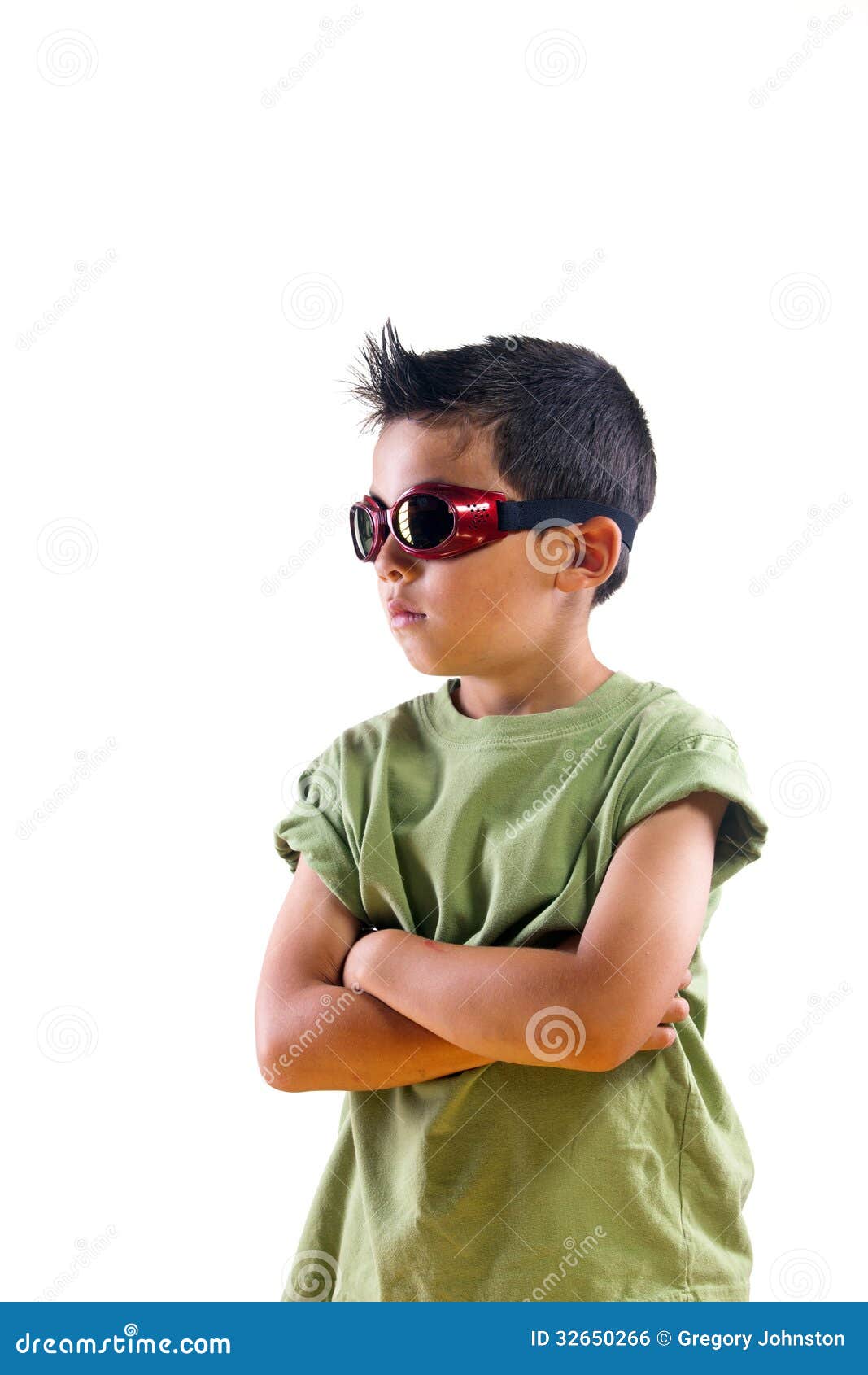 Boy with googles. stock photo. Image of goggles, student - 32650266