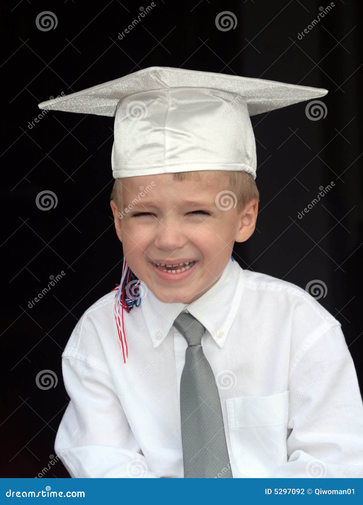 Boy in Graduation Cap stock photo. Image of success, crying - 5297092
