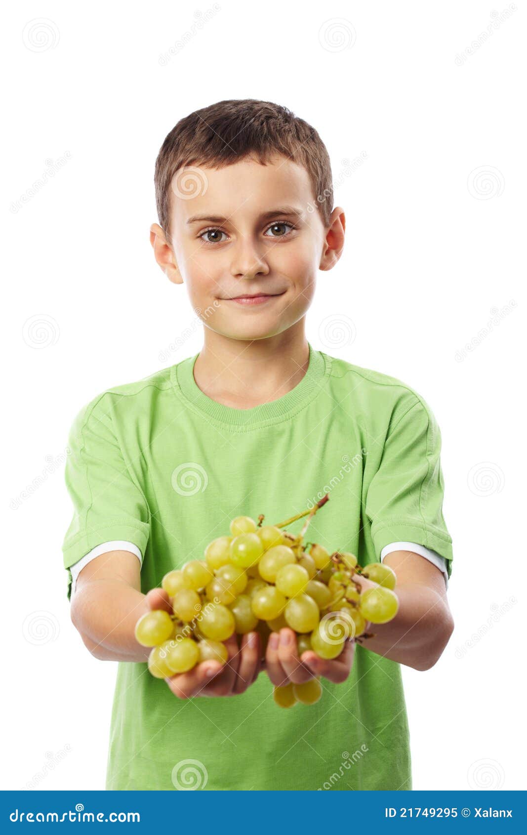 Boy with grapes stock image. Image of produce, organic - 21749295