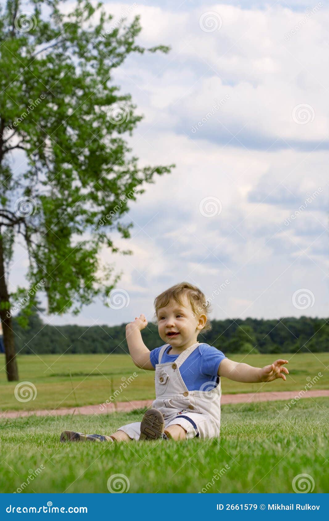 Boy on the grass stock image. Image of people, grass, lifestyle - 2661579