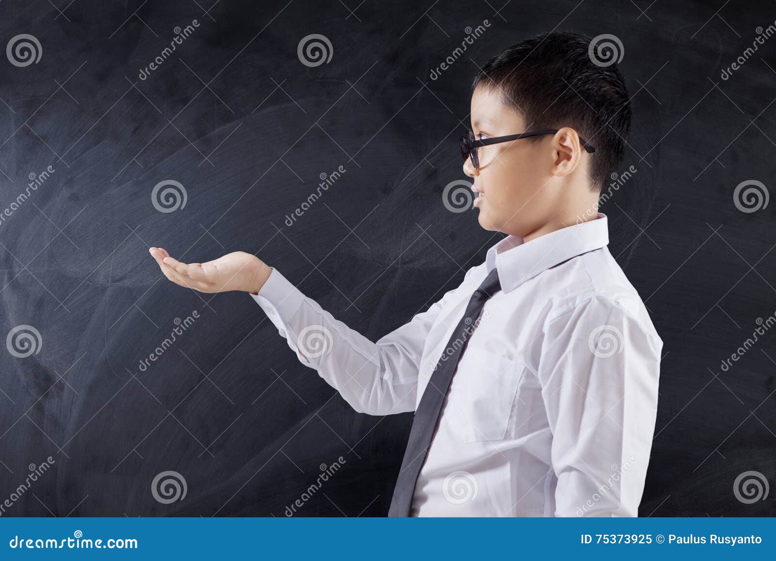 Boy with Hand Gesture Holds Something Stock Image - Image of japanese ...