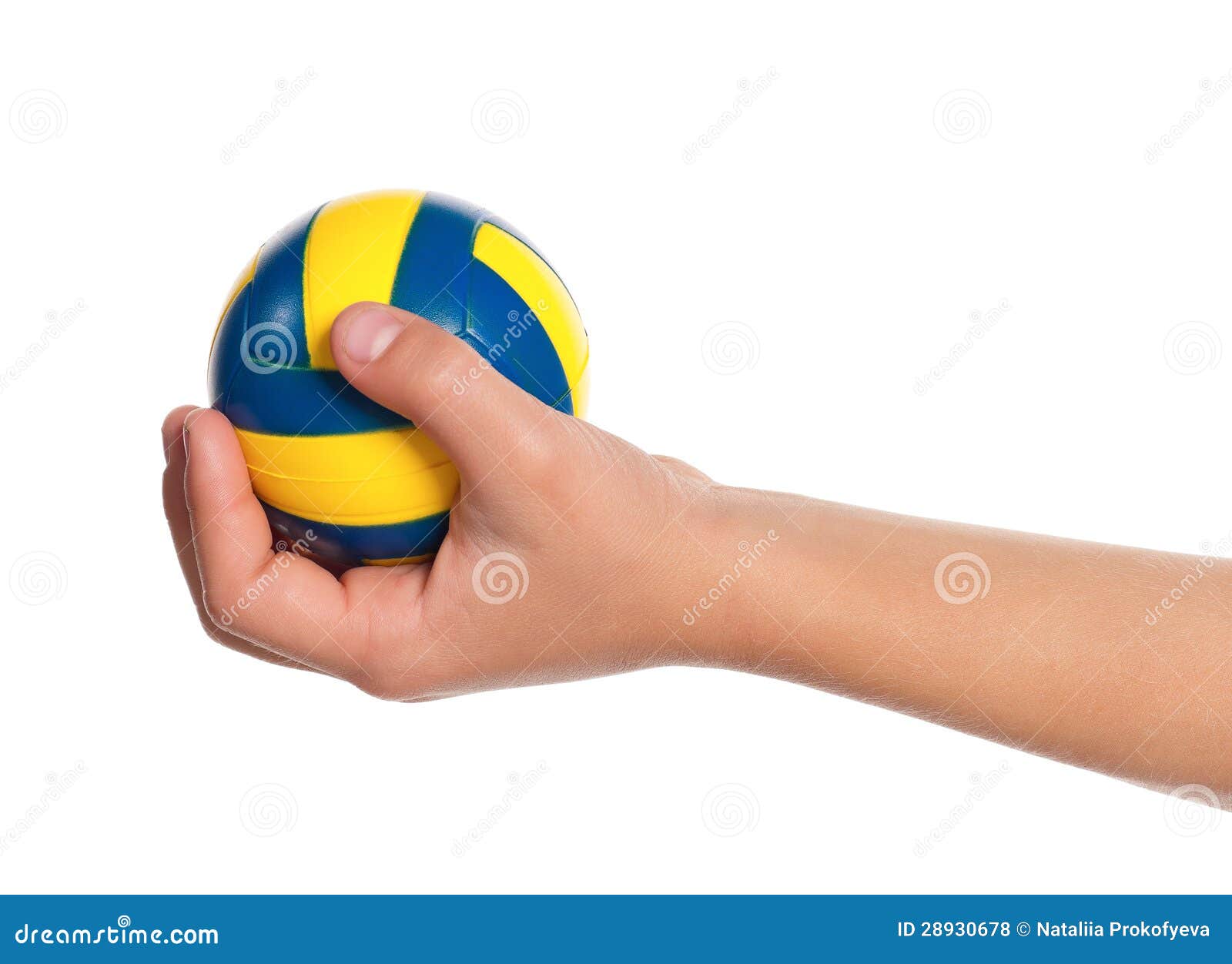 Boy hand with small ball stock photo. Image of person - 28930678
