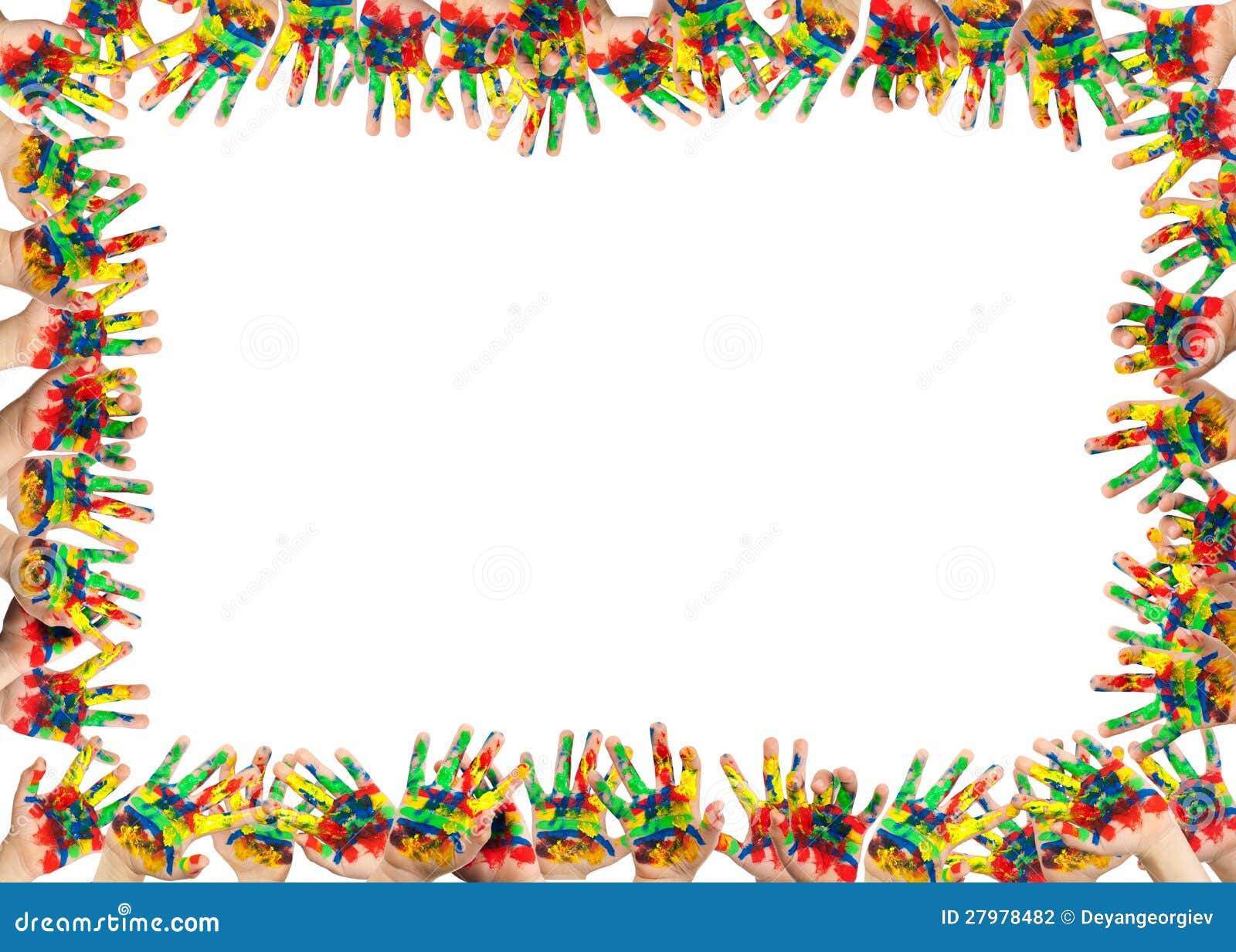 720 Colorful Hands Border Stock Photos - Free & Royalty-Free Stock ...