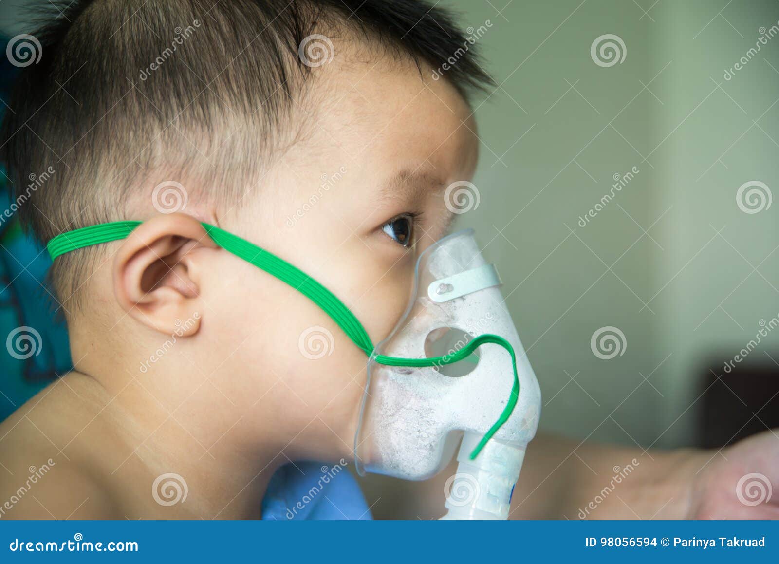 A boy has got sick. stock photo. Image of home, love - 98056594