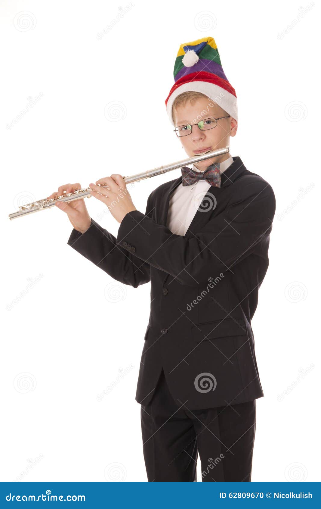 Boy in a hat Elf stock photo. Image of musician, artist - 62809670