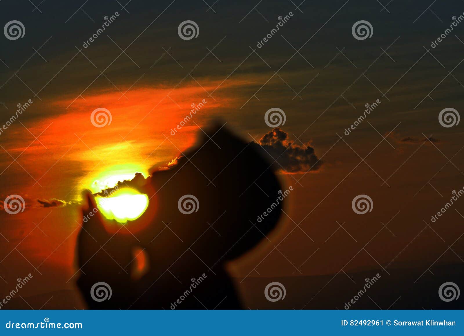 Boy have the SUN stock image. Image of sunrises, natural - 82492961
