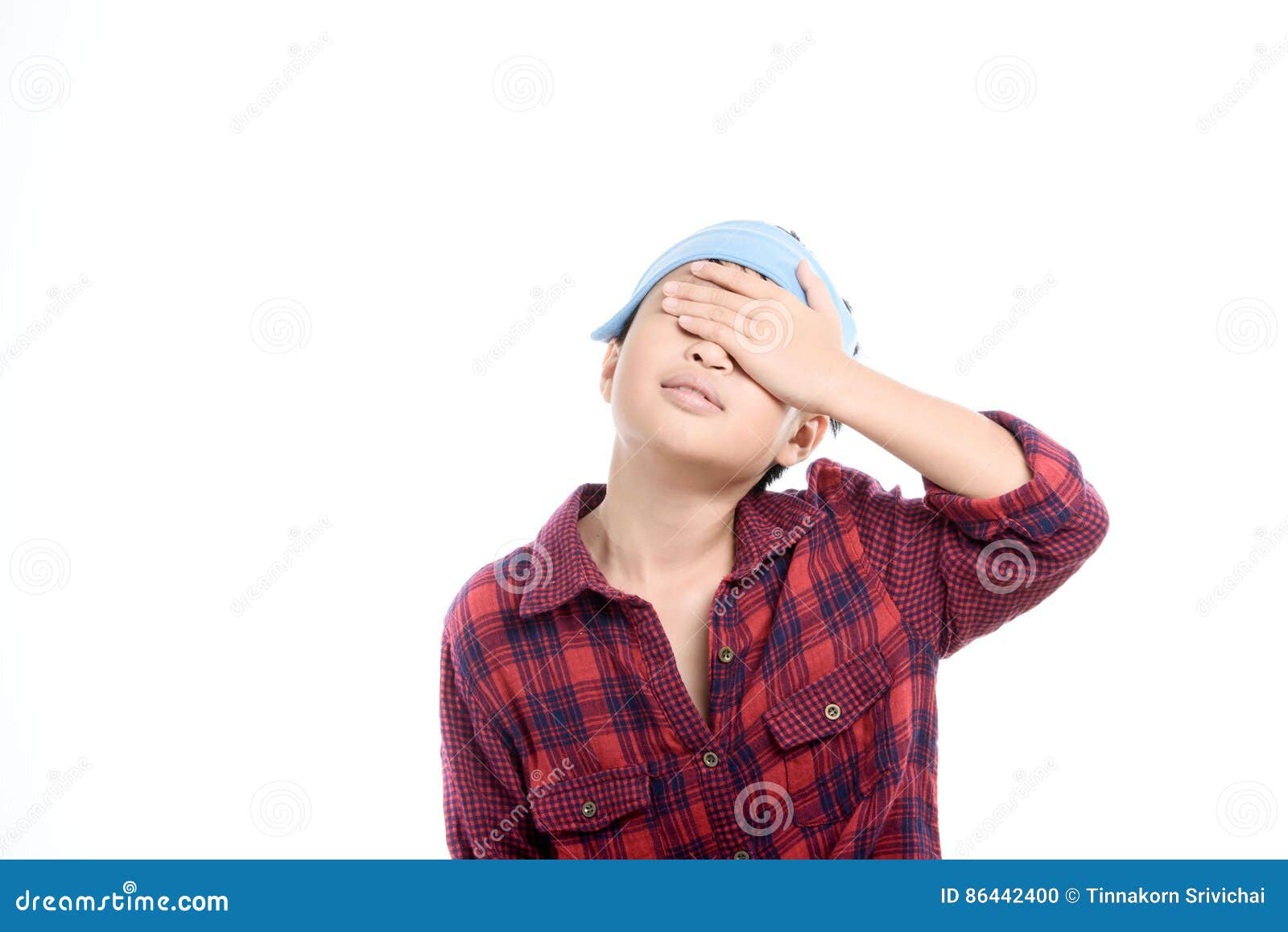 Boy headache stock photo. Image of hand, sick, headache - 86442400