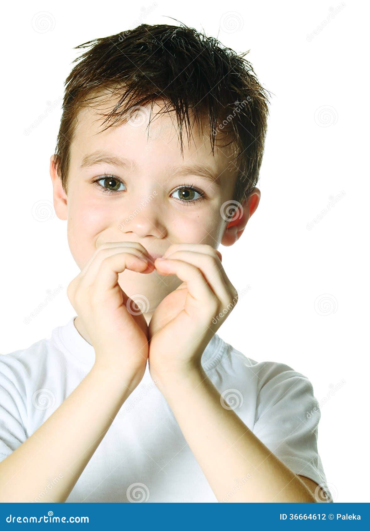 Boy With Heart Royalty-Free Stock Image | CartoonDealer.com #36664612