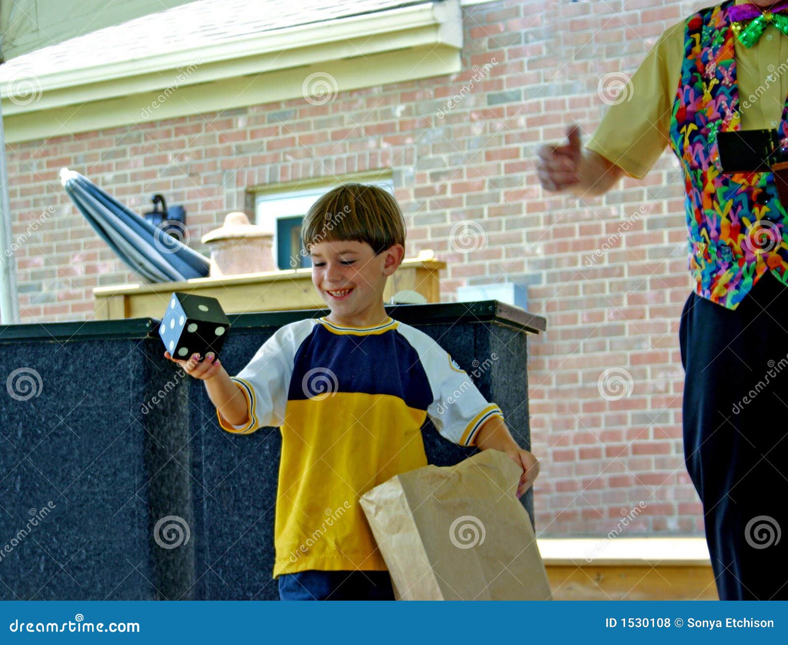 Boy Helping Magician stock photo. Image of boys, magic - 1530108