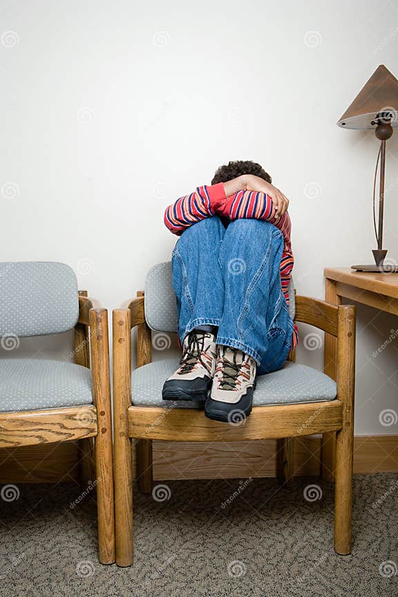 Boy hiding stock photo. Image of michigan, nervous, anxious - 62560486