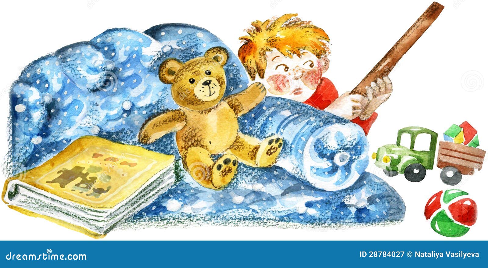 Boy Hiding And Playing With Stick Royalty-Free Stock Photography ...