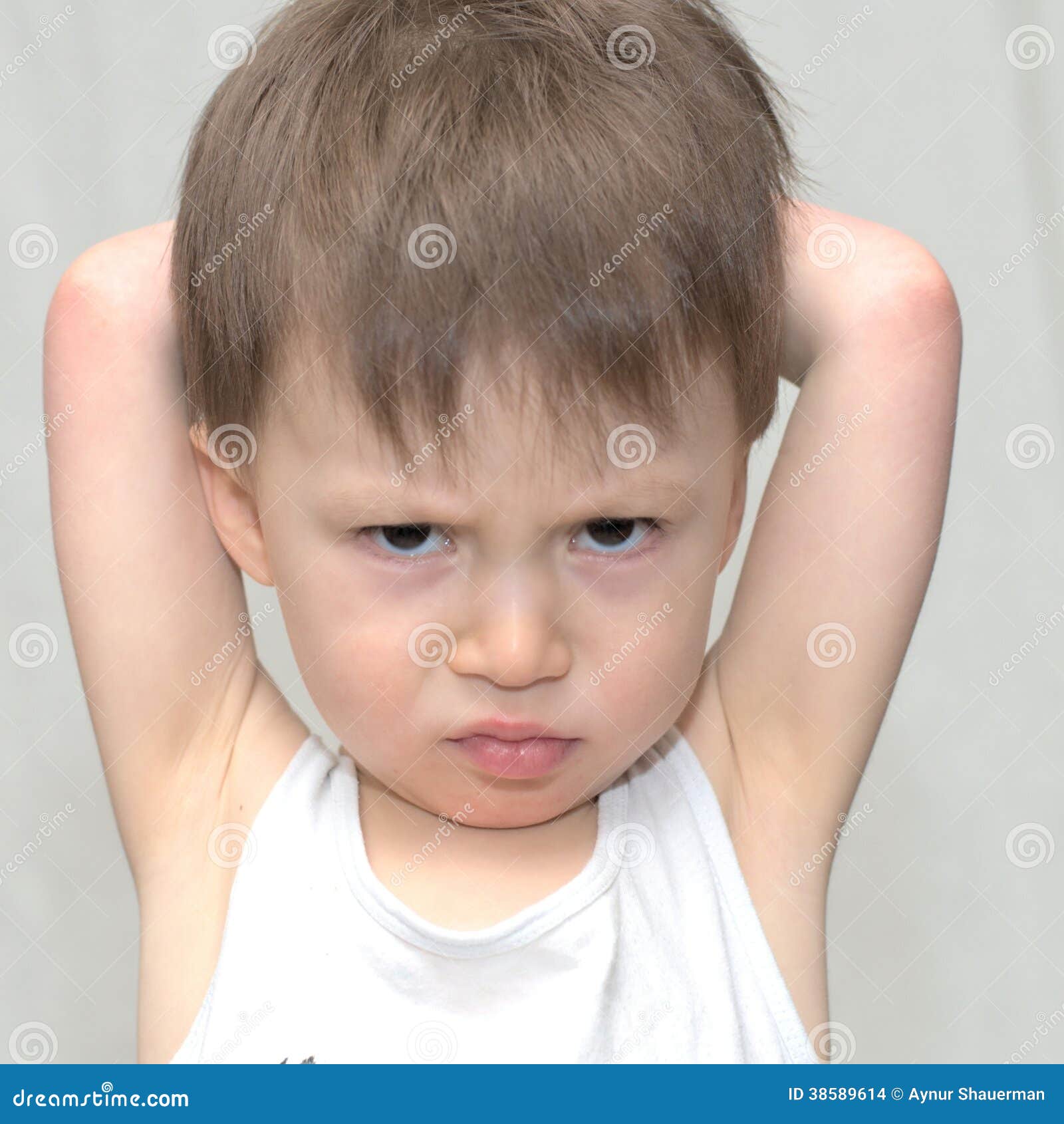 Boy in high dudgeon stock photo. Image of cubit, putupon - 38589614