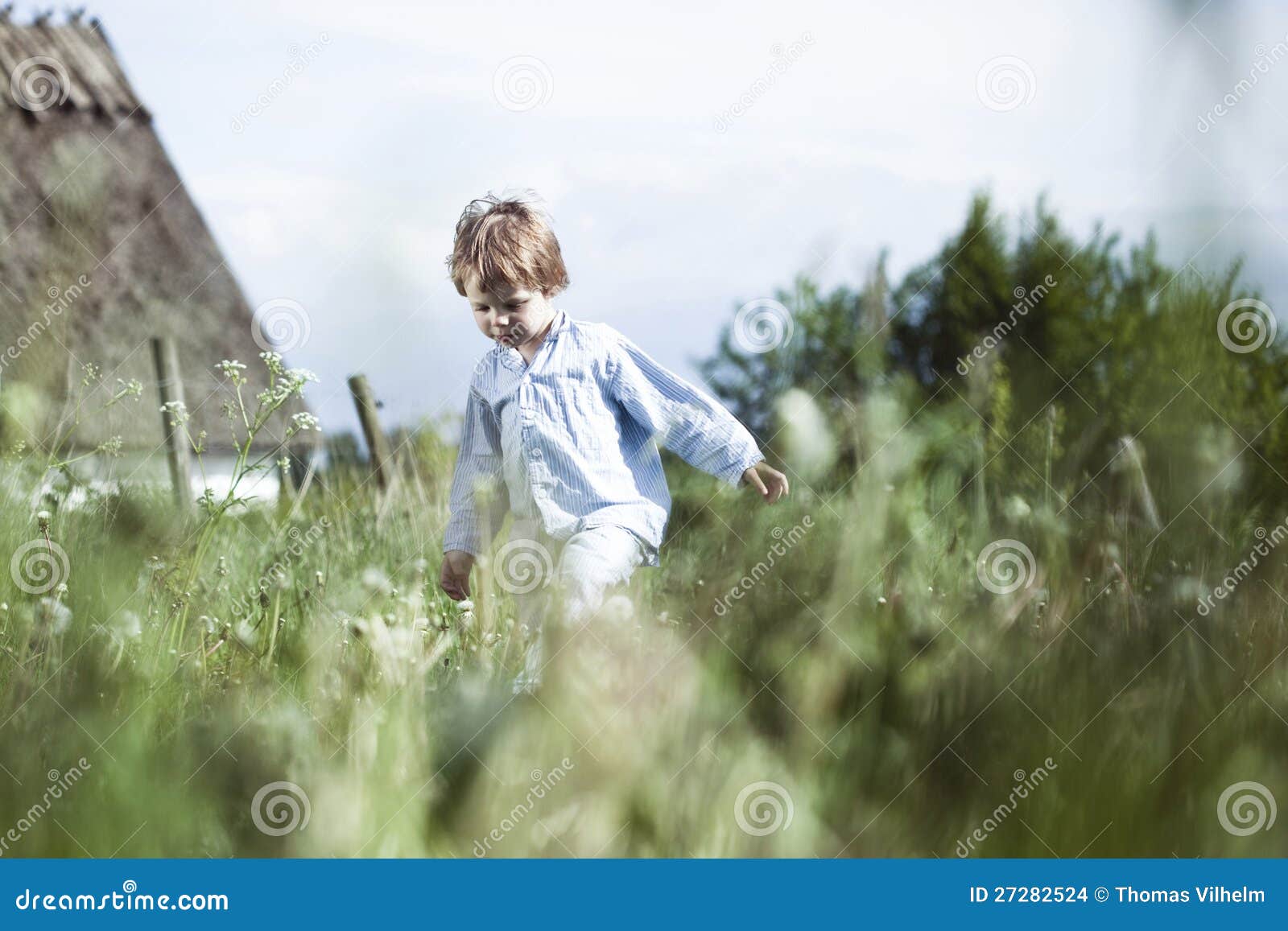 Boy at his house stock photo. Image of countryside, home - 27282524