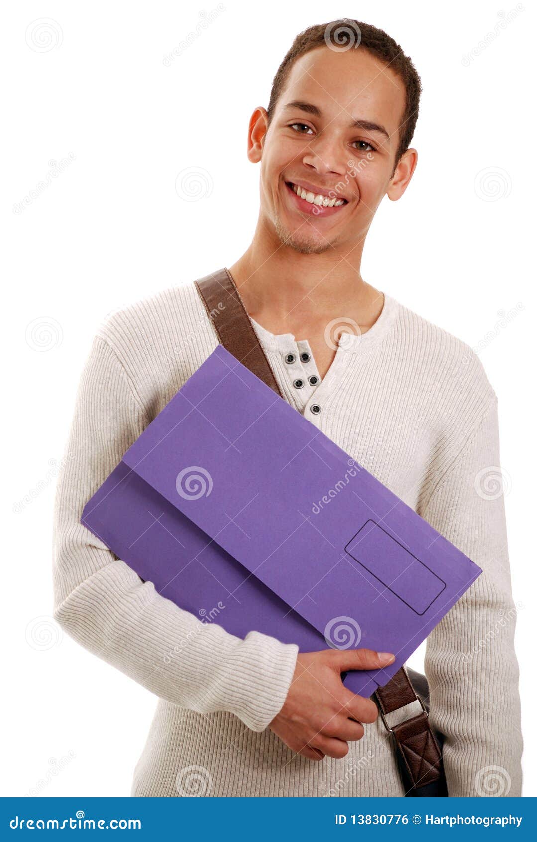 Boy holding folder stock photo. Image of teenager, holding - 13830776