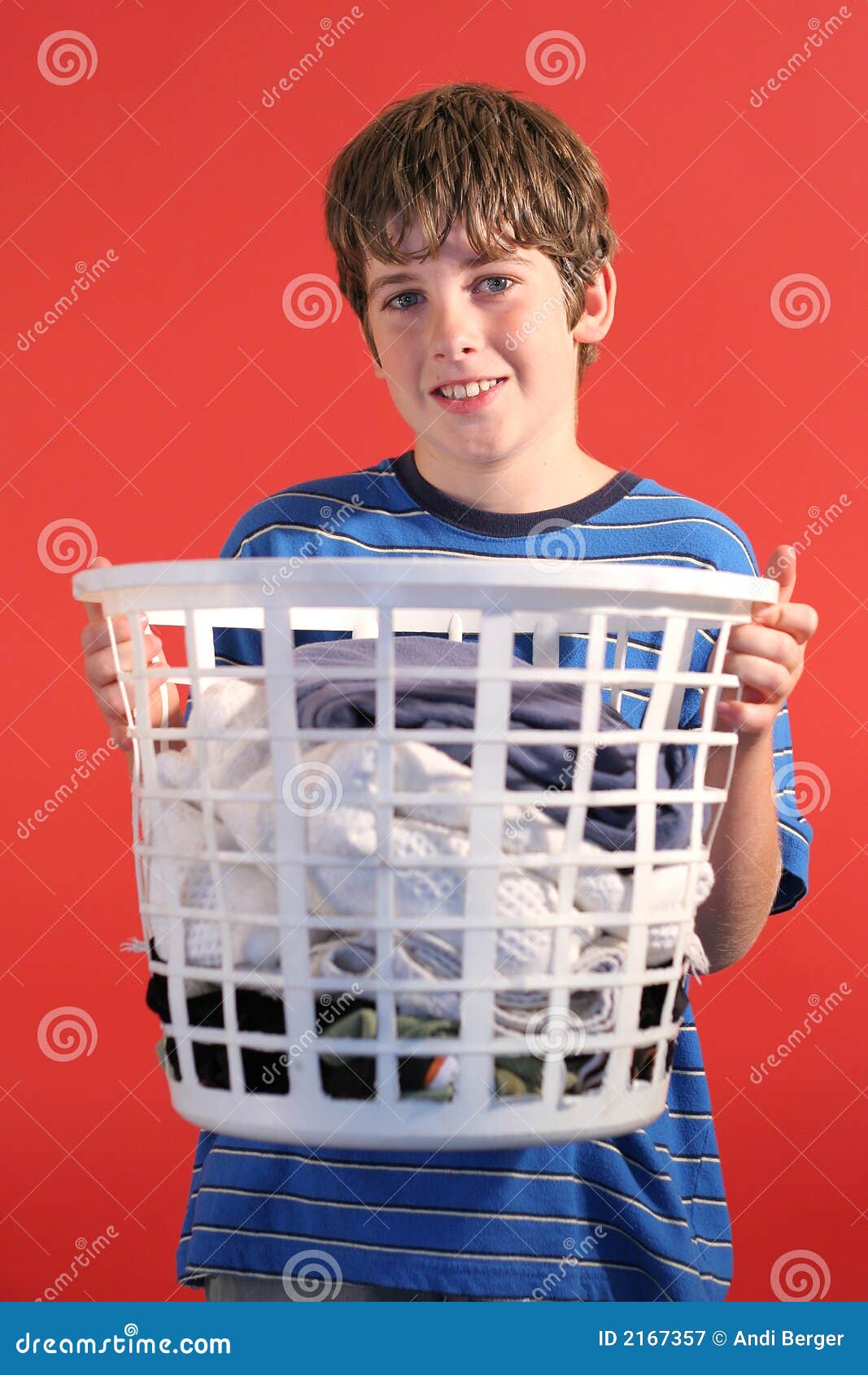 Boy holding laundry stock image. Image of person, dirty - 2167357