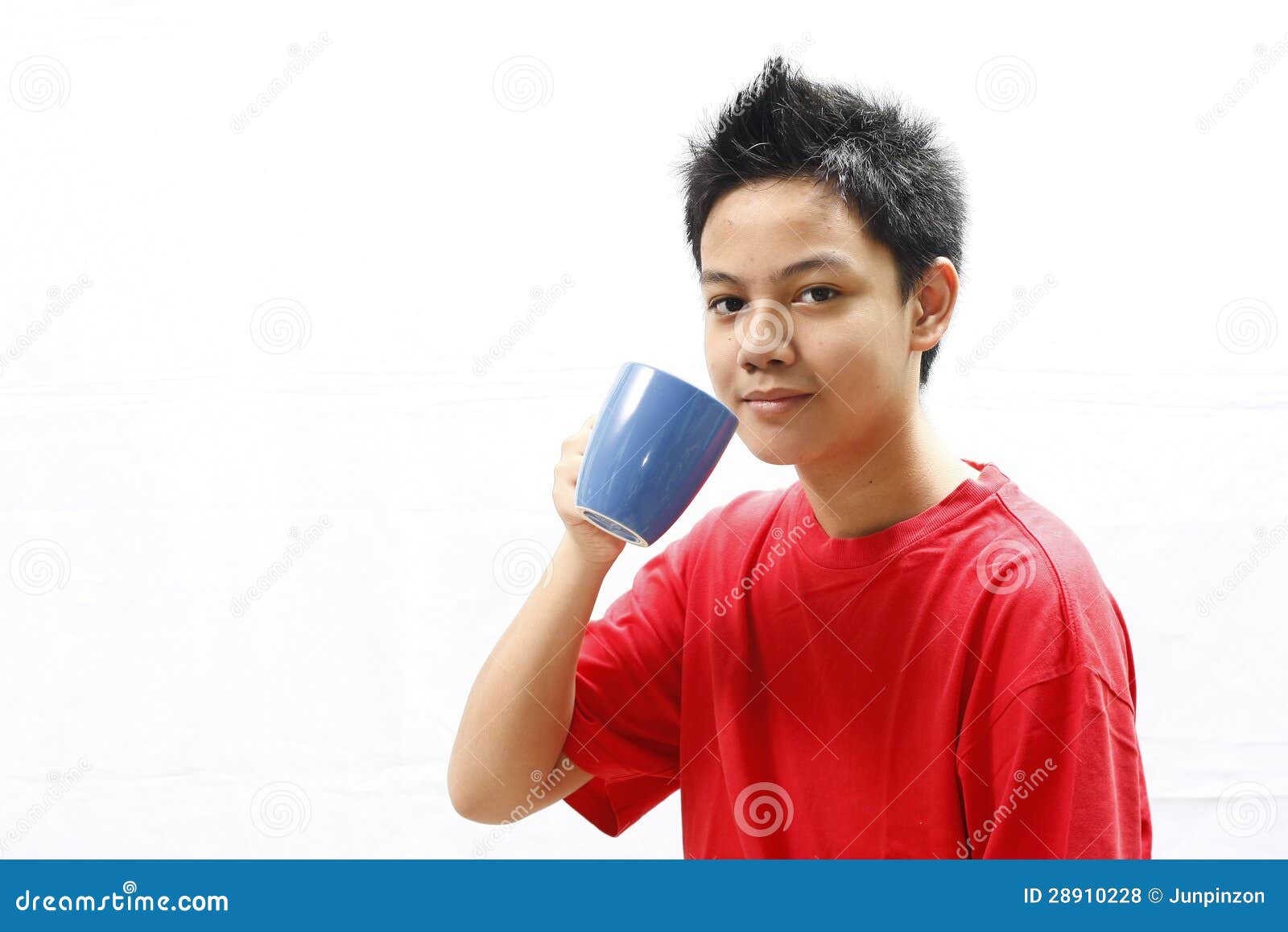 Boy Holding a Mug stock photo. Image of filipino, glass - 28910228