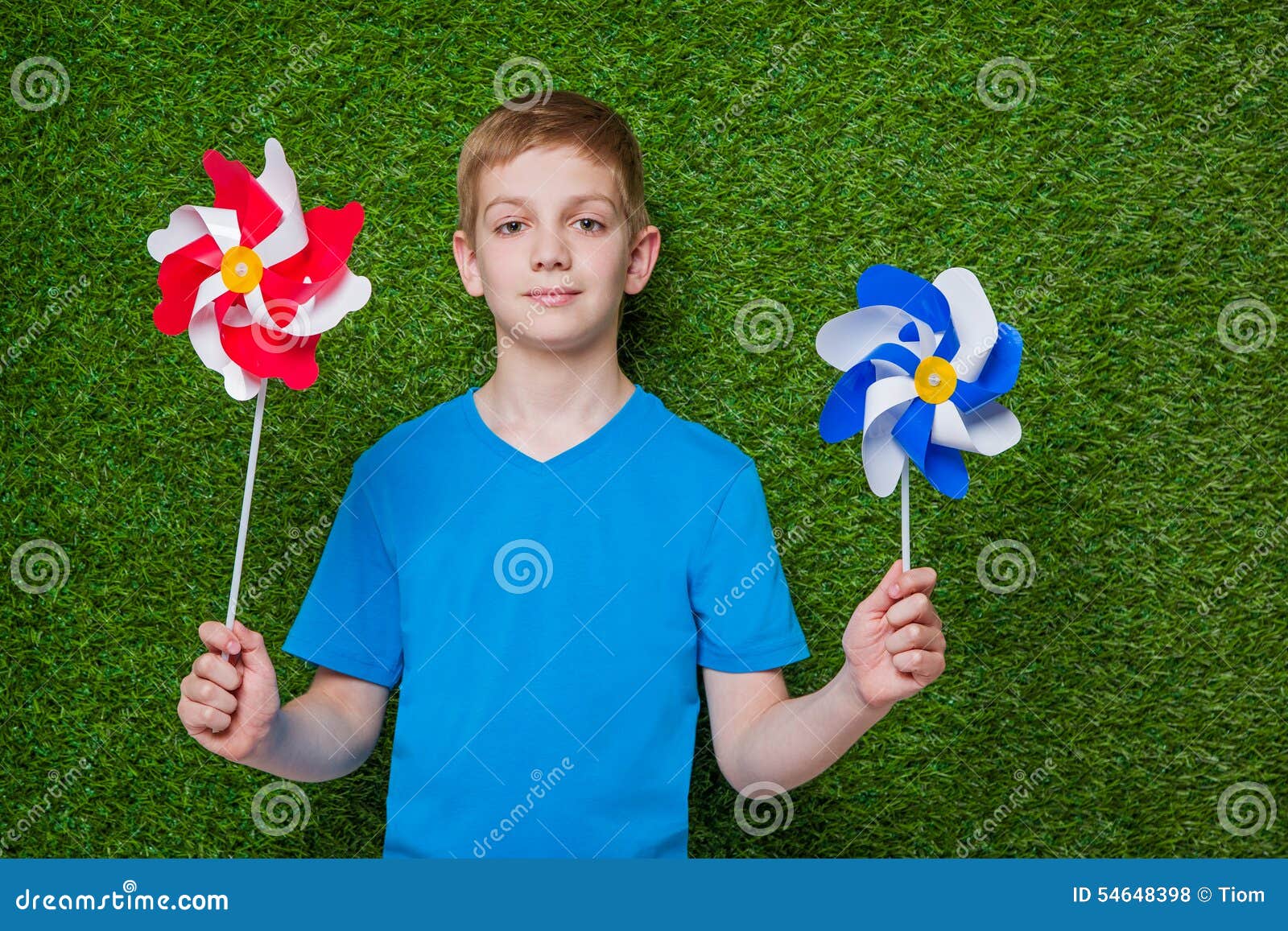 Blue Pinwheels Royalty-Free Stock Photography | CartoonDealer.com #13933775