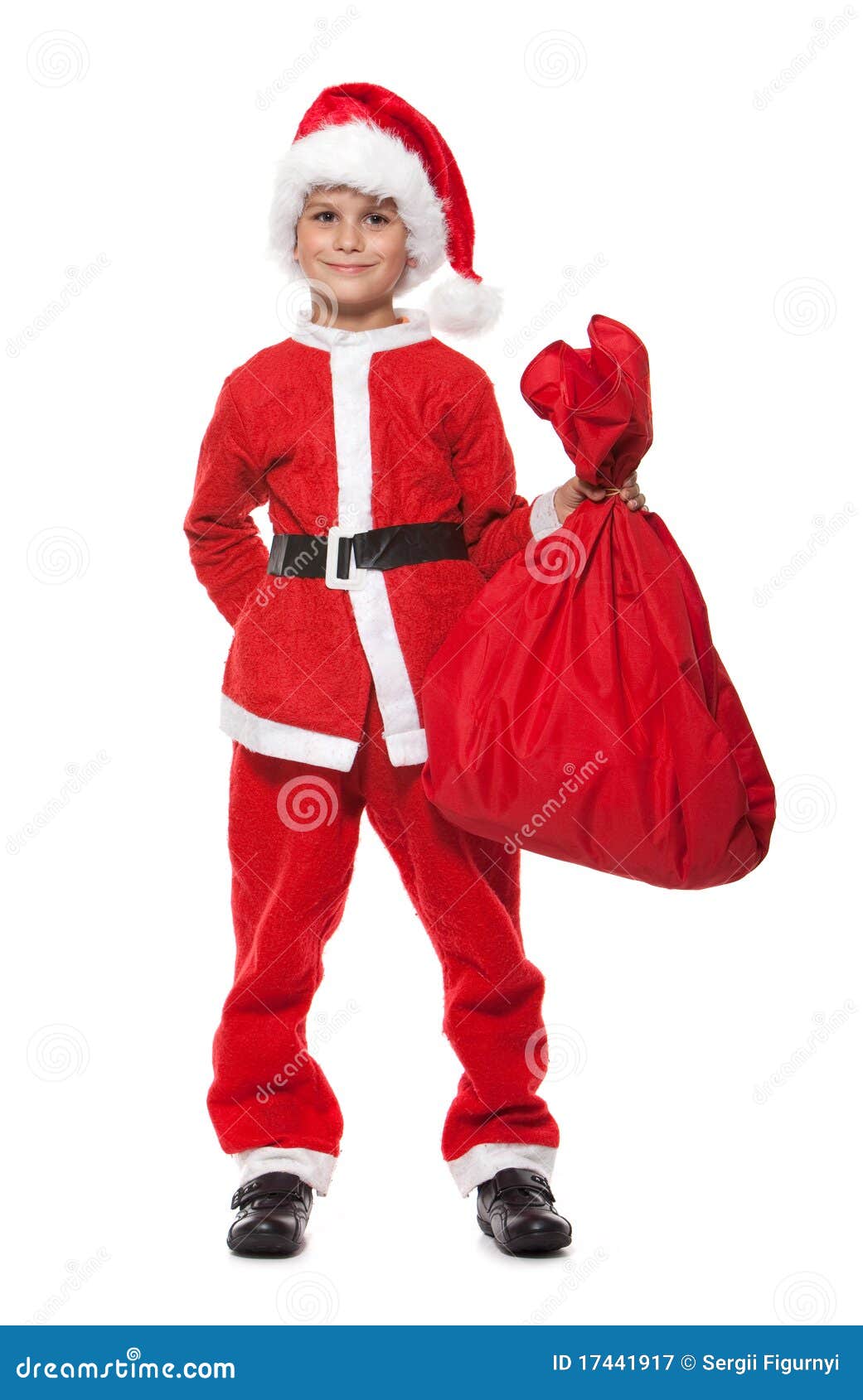 Boy holding a sack stock image. Image of positivity, greeting - 17441917